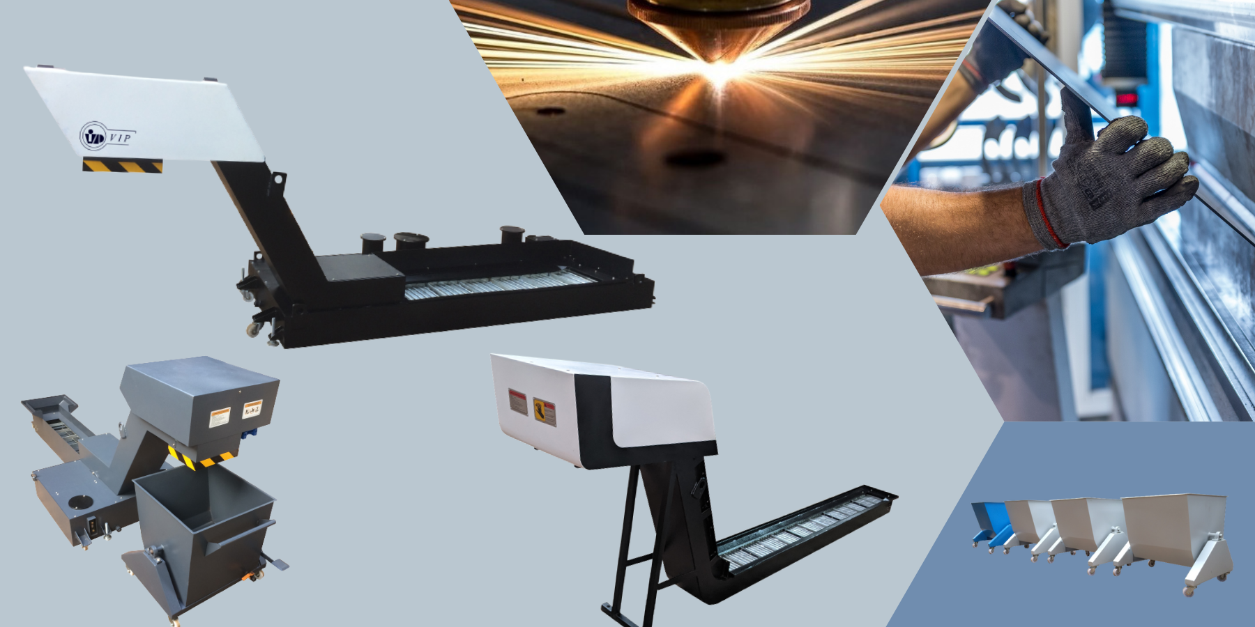 VIP Conveyors Pvt. Ltd. | +919687174707 | Chip Conveyors, Hinge Type ...